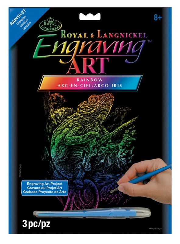 Kit à gratter arc-en-ciel – Caméléon