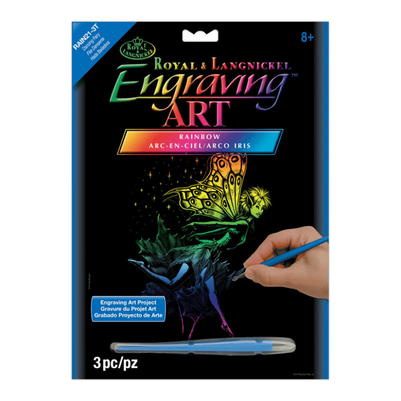 Kit à gratter arc-en-ciel – Fée dansante