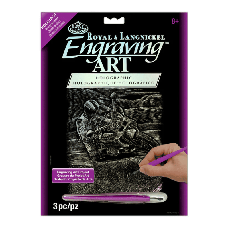 Kit à gratter holographique – Moto