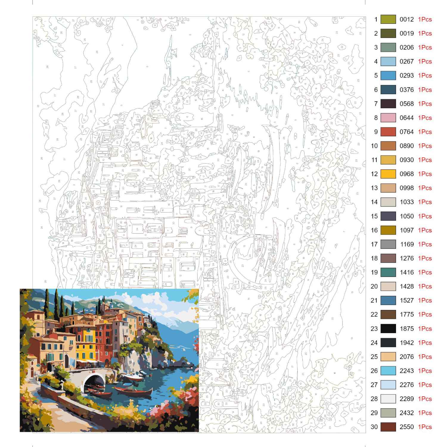 Peinture Par Num ros Au Bord De L oc an peinture-par-num-ros-au-bord-de-l-oc-an
