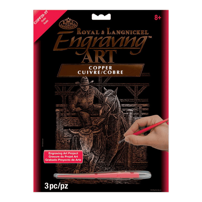 Peinture à gratter cuivre - Rodéo