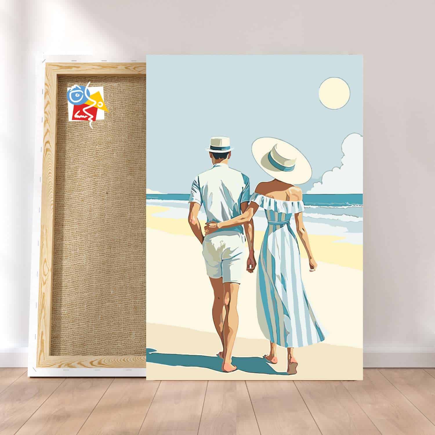 Peinture Par Numéros -Flâner le long du rivage