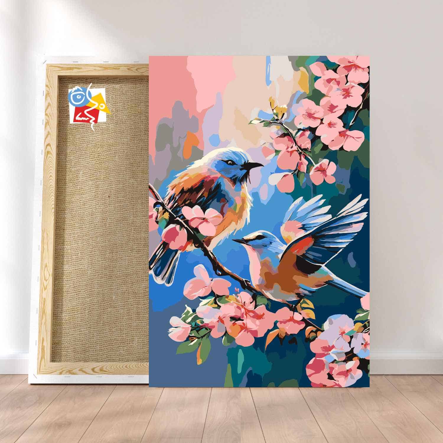 Peinture Par Numéros - Oiseaux compagnons