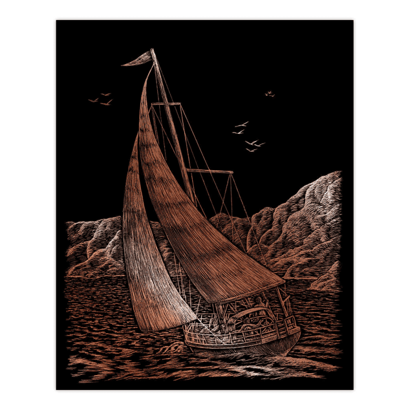 Peinture à gratter cuivre - Navigation